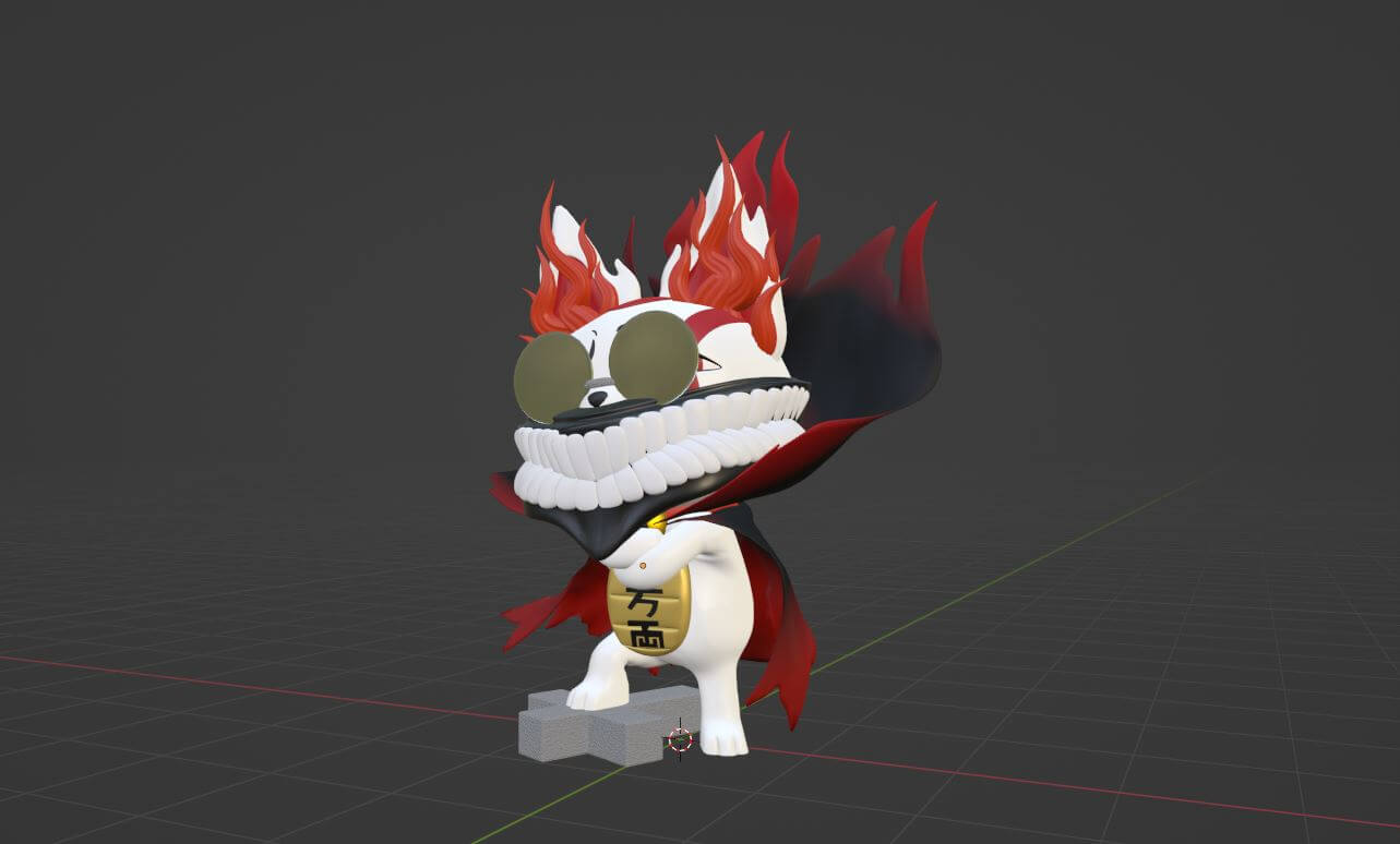 Turbo Granny Yokai Form - Dandadan 3D Model by Summerforce