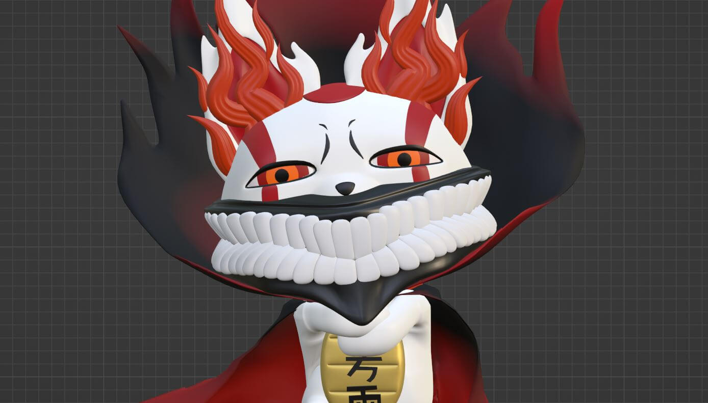 Turbo Granny Yokai Form - Dandadan 3D Model by Summerforce