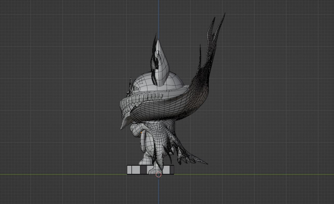 Turbo Granny Yokai Form - Dandadan 3D Model by Summerforce