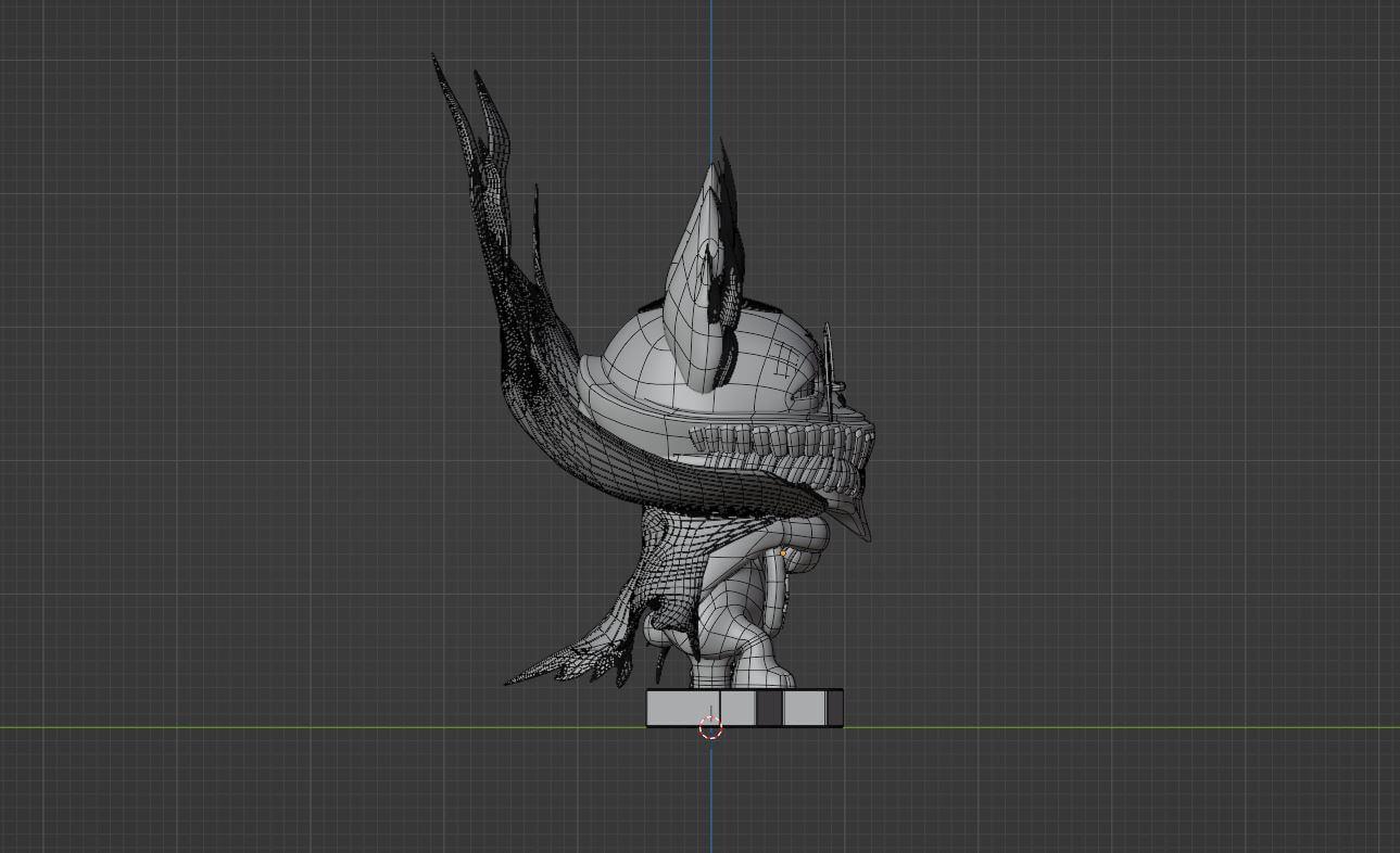 Turbo Granny Yokai Form - Dandadan 3D Model by Summerforce