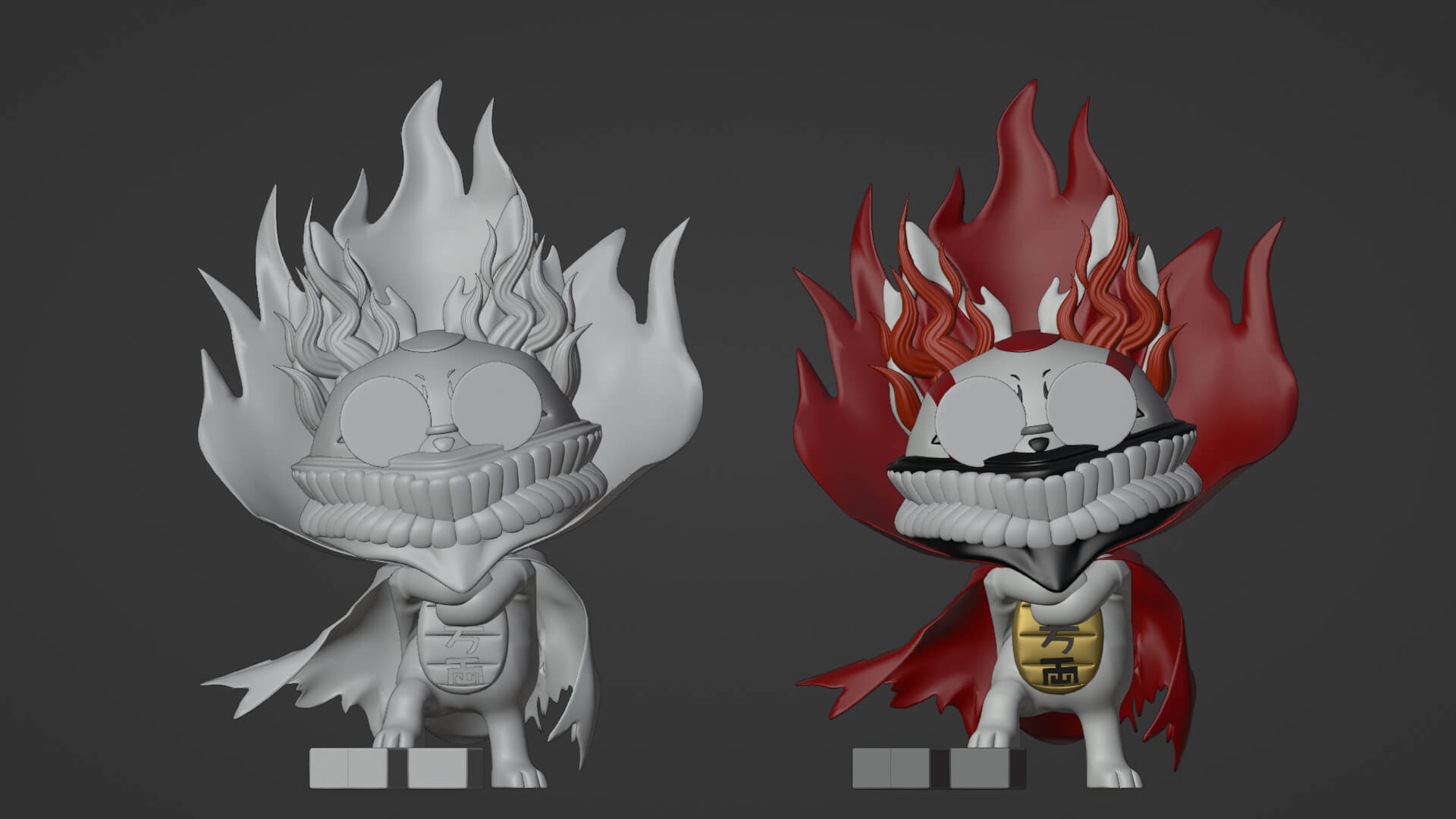 Turbo Granny Yokai Form - Dandadan 3D Model by Summerforce