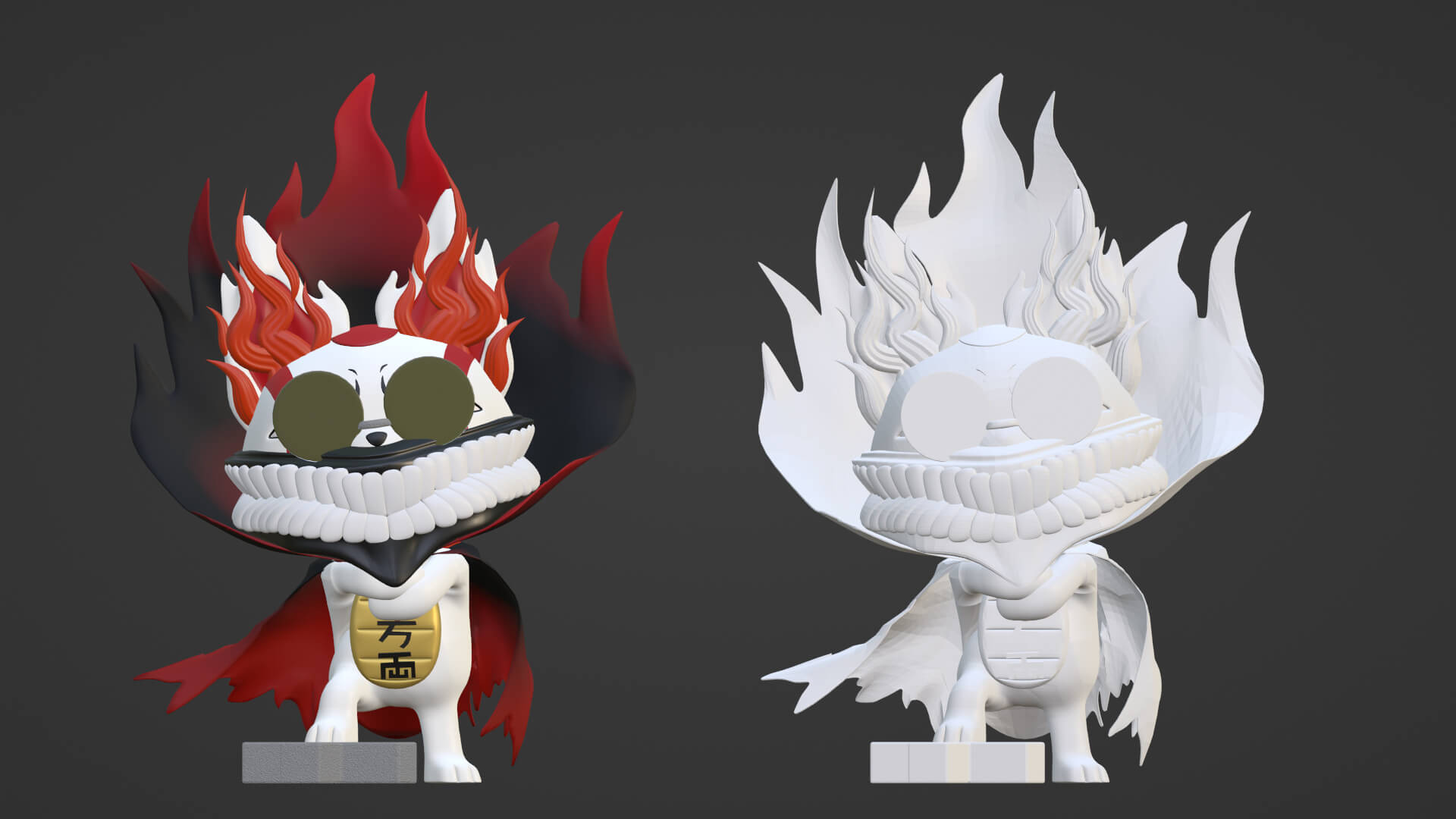 Turbo Granny Yokai Form - Dandadan 3D Model by Summerforce