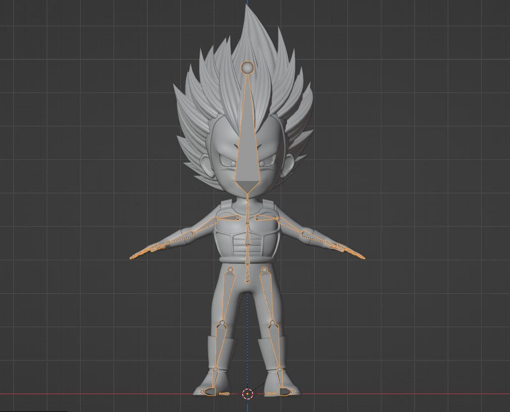 Ultra Ego Vegeta SD - Dragonball Super 3D Model by Summerforce