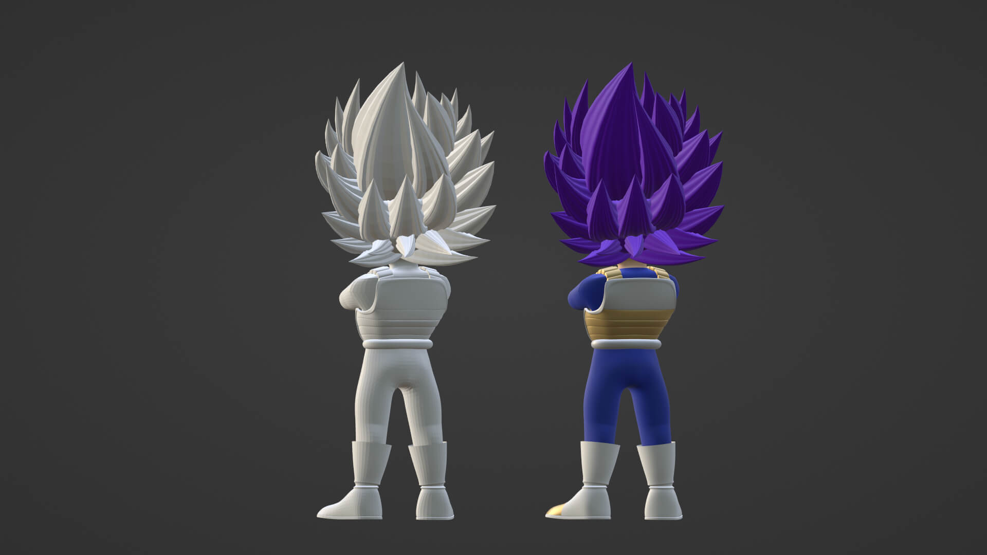 Ultra Ego Vegeta SD - Dragonball Super 3D Model by Summerforce