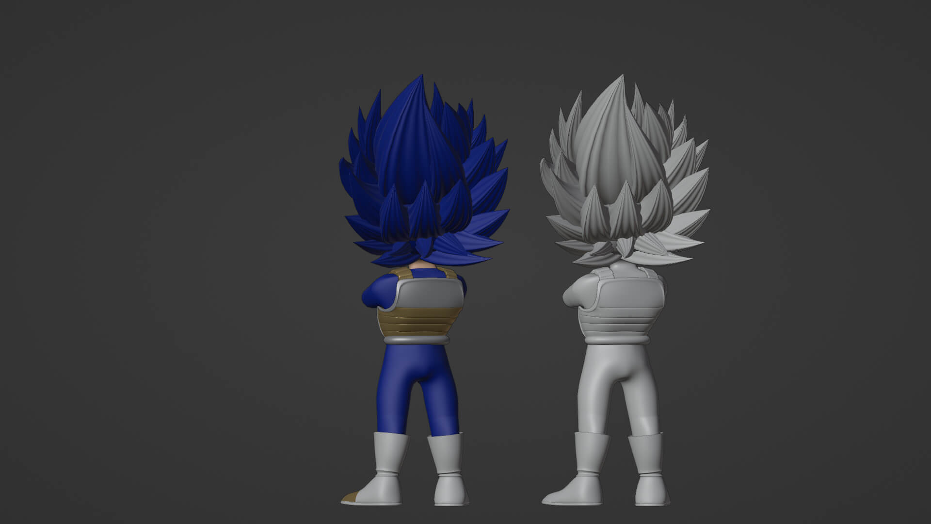 Ultra Ego Vegeta SD - Dragonball Super 3D Model by Summerforce