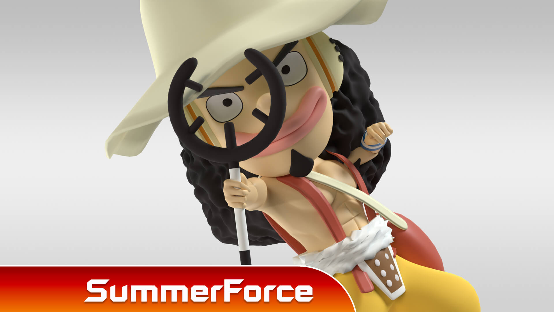 Usopp SD - One Piece 3D Model by Summerforce