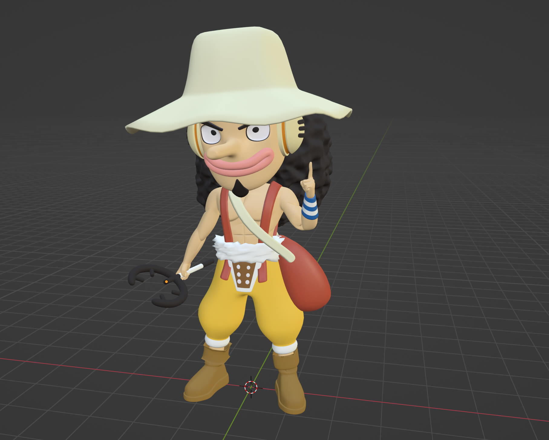 Usopp SD - One Piece 3D Model by Summerforce