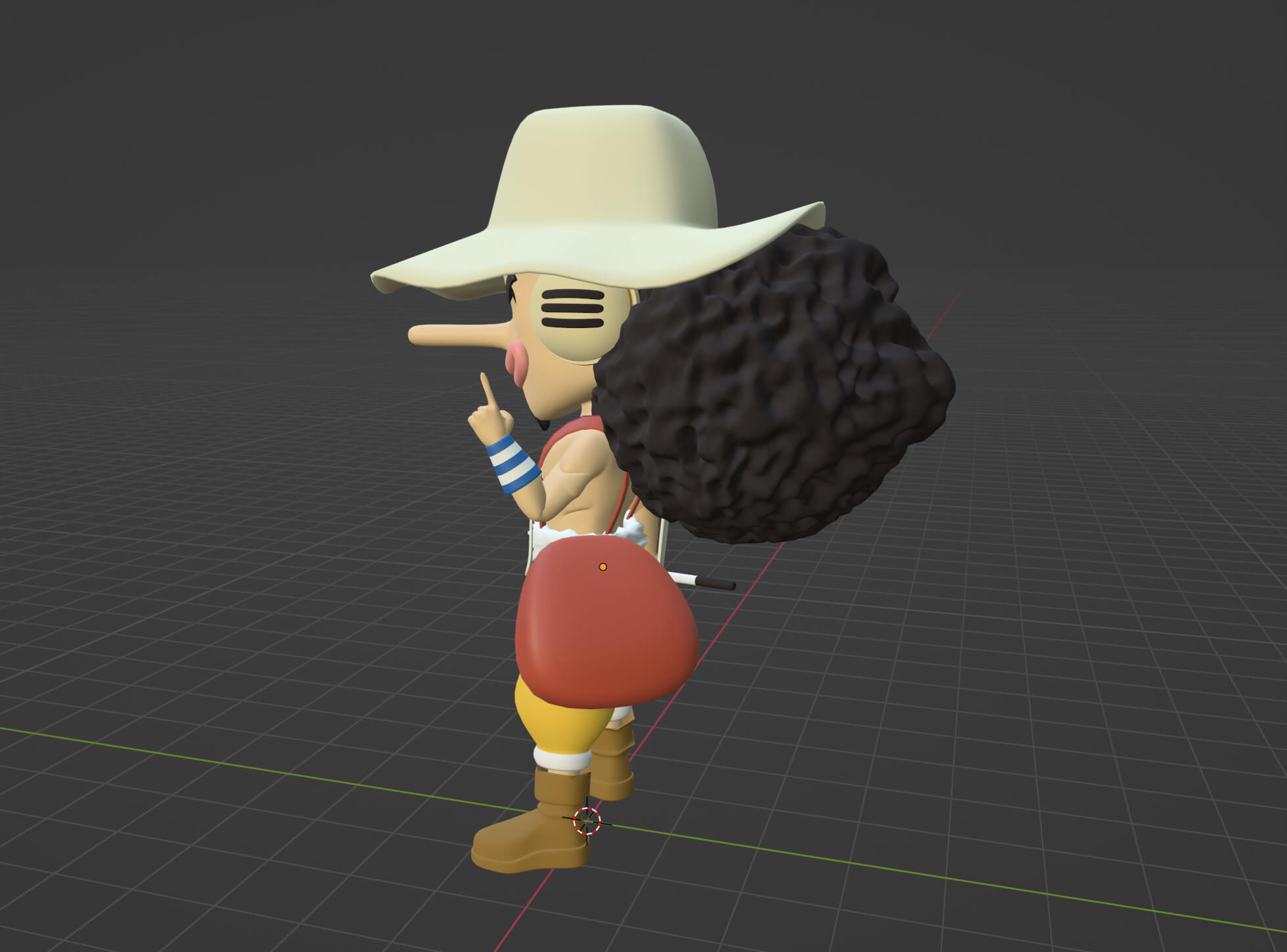 Usopp SD - One Piece 3D Model by Summerforce