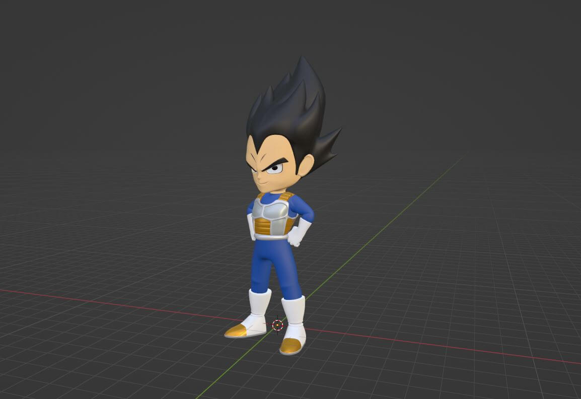 Vegeta - Dragonball Daima 3D Model by Summerforce
