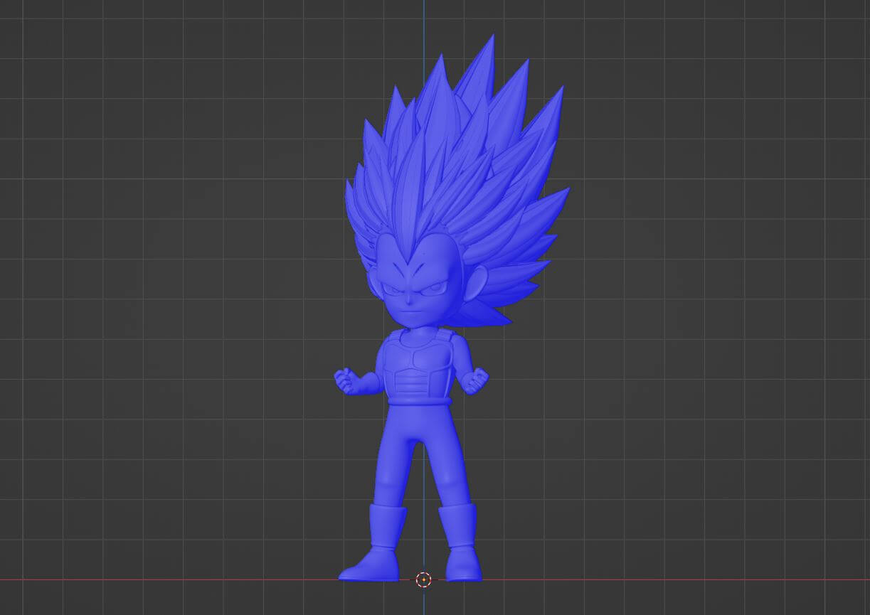 Vegeta Super Saiyan 3 - Dragonball Daima 3D Model by Summerforce