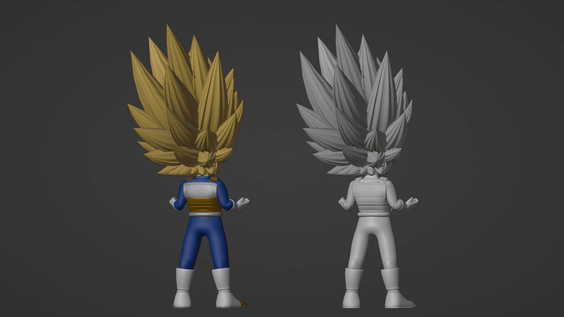 Vegeta Super Saiyan 3 - Dragonball Daima 3D Model by Summerforce
