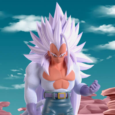 Vegeta Super Saiyan 5 - Dragon Ball AF 3D Model by Summerforce