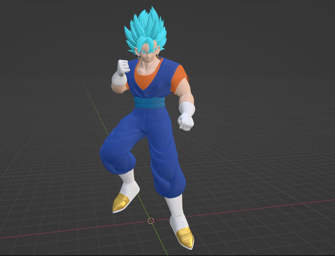 Vegito - Dragonball Super 3D Model by Summerforce