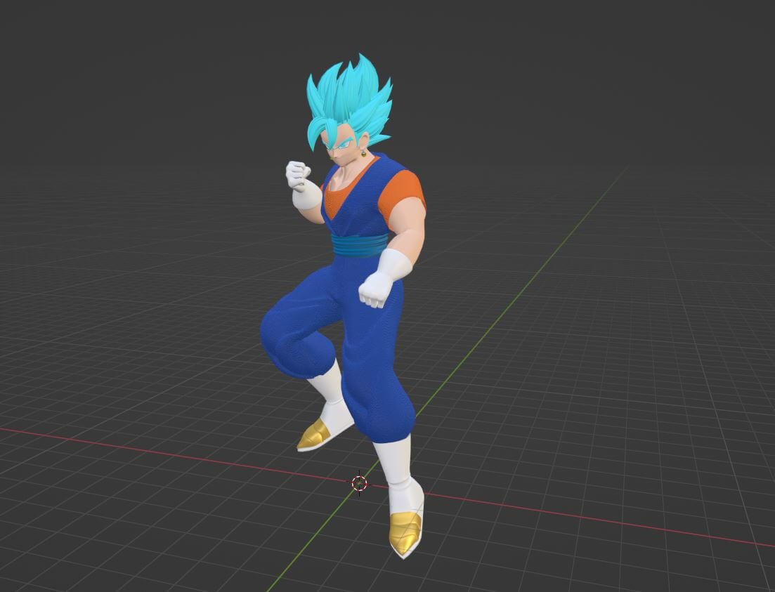 Vegito - Dragonball Super 3D Model by Summerforce