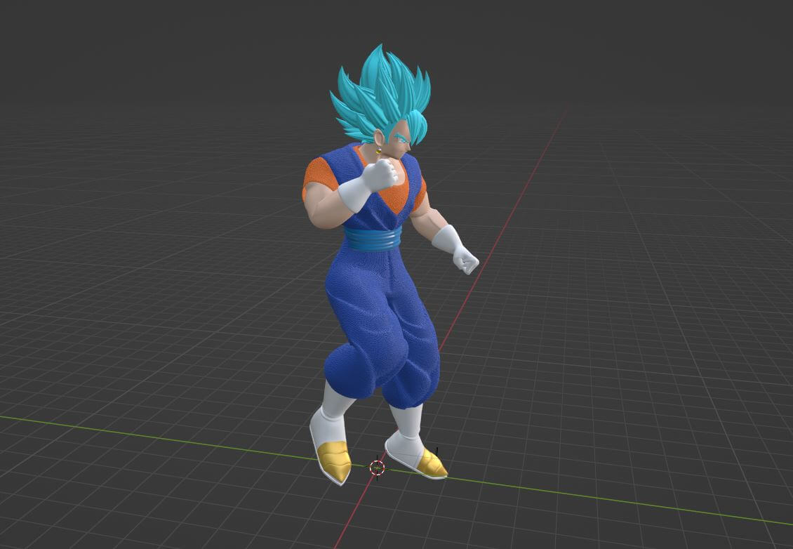 Vegito - Dragonball Super 3D Model by Summerforce