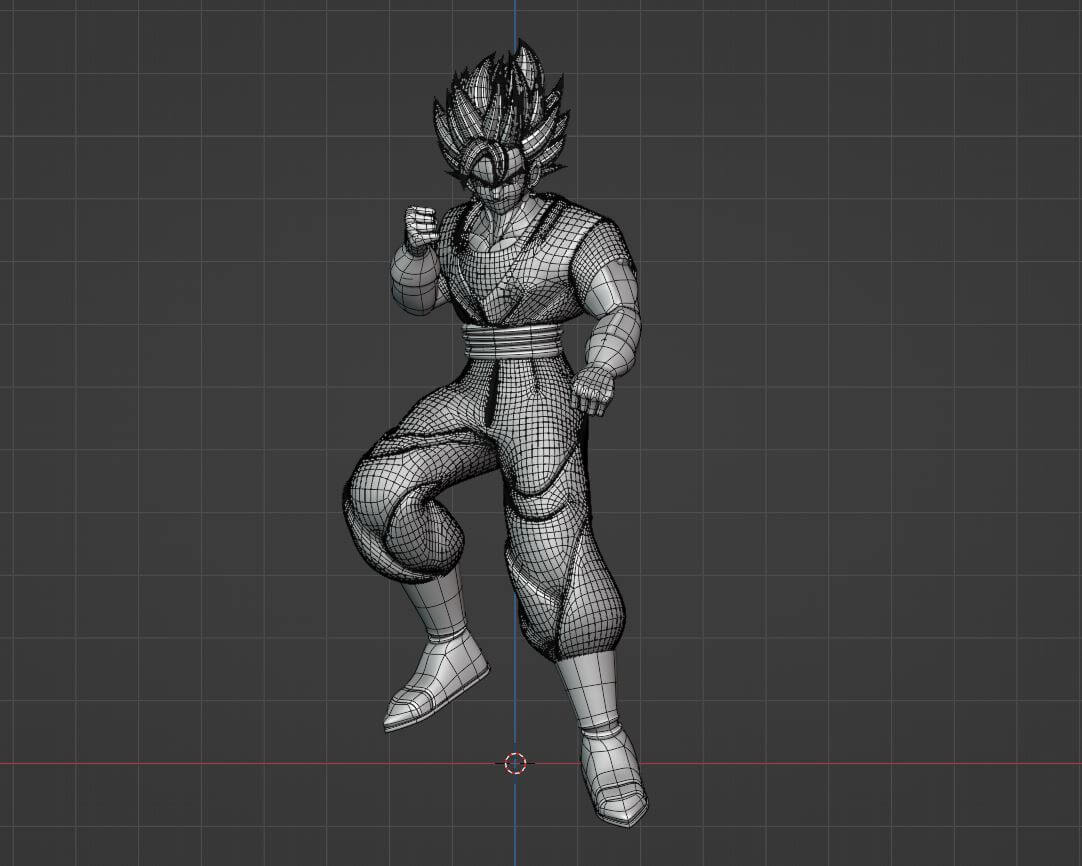 Vegito - Dragonball Super 3D Model by Summerforce
