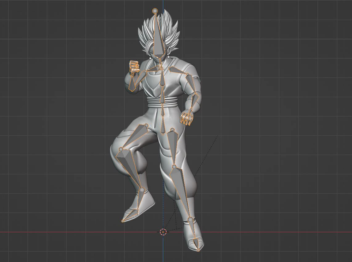 Vegito - Dragonball Super 3D Model by Summerforce