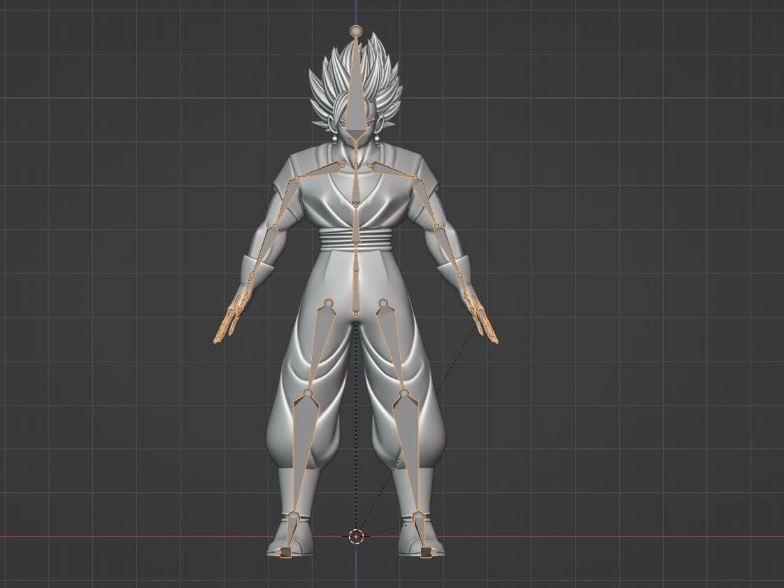 Vegito - Dragonball Super 3D Model by Summerforce