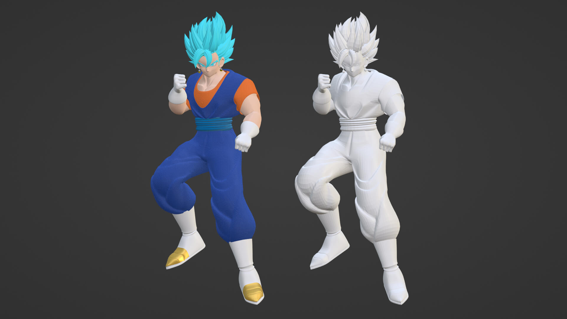 Vegito - Dragonball Super 3D Model by Summerforce