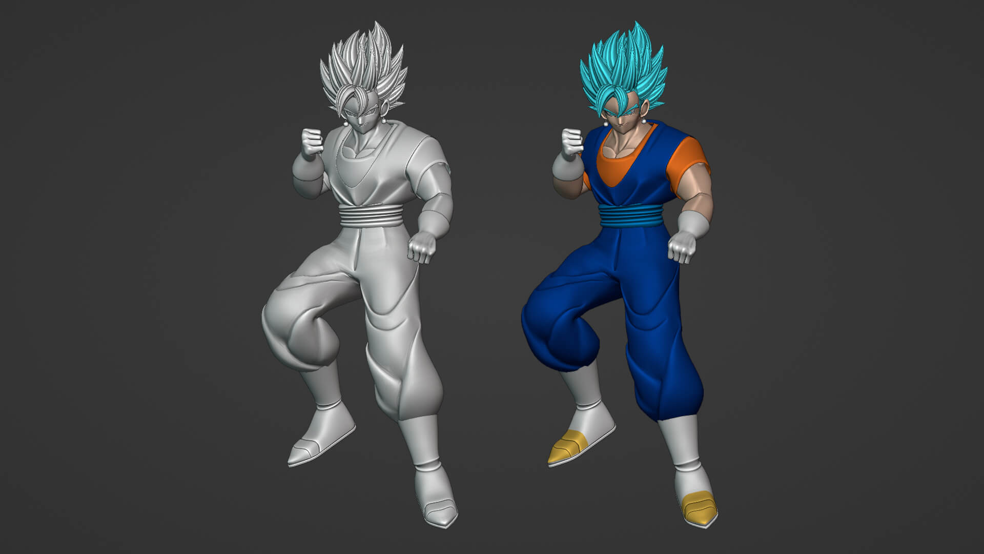 Vegito - Dragonball Super 3D Model by Summerforce