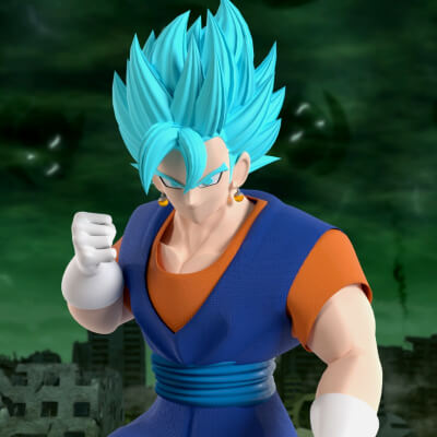 Vegito - Dragonball Super 3D Model by Summerforce