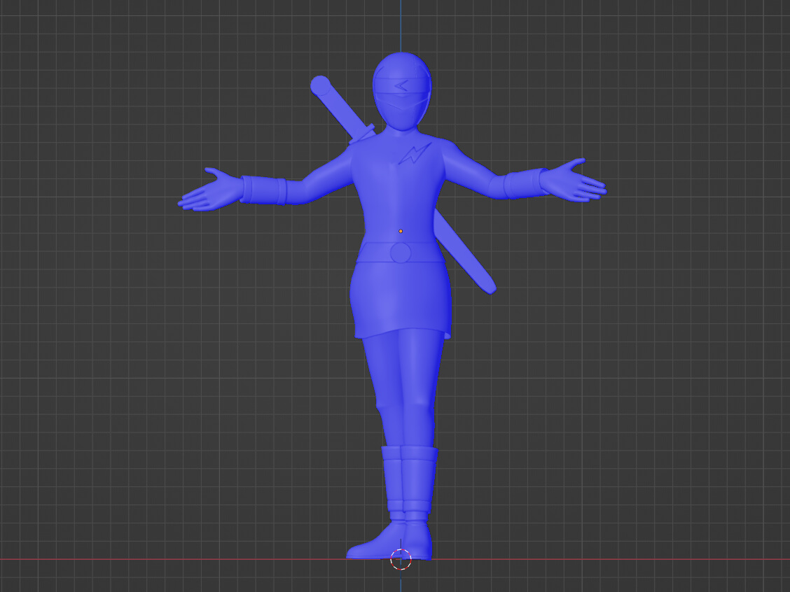 White Aquitian Ranger - Mighty Morphin Alien Rangers 3D Model by ...