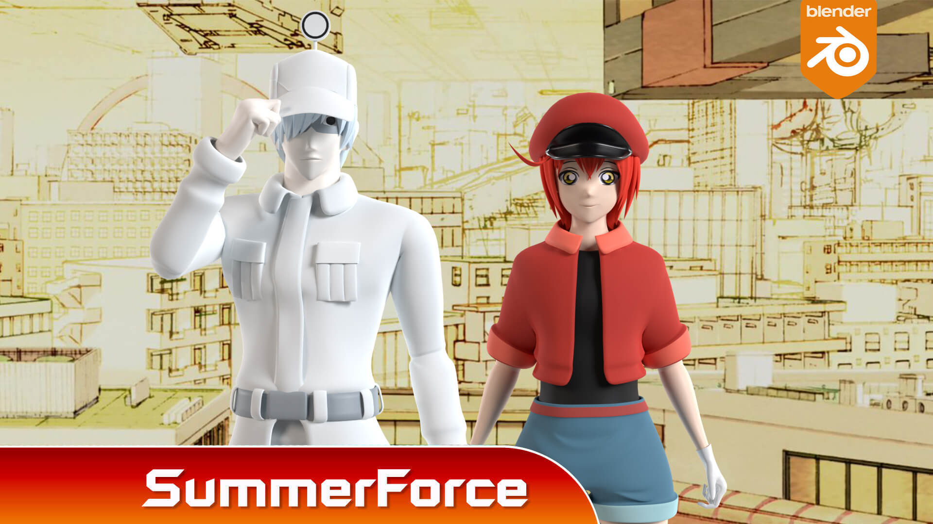 White Blood Cell - Cell at Work 3D Model by Summerforce