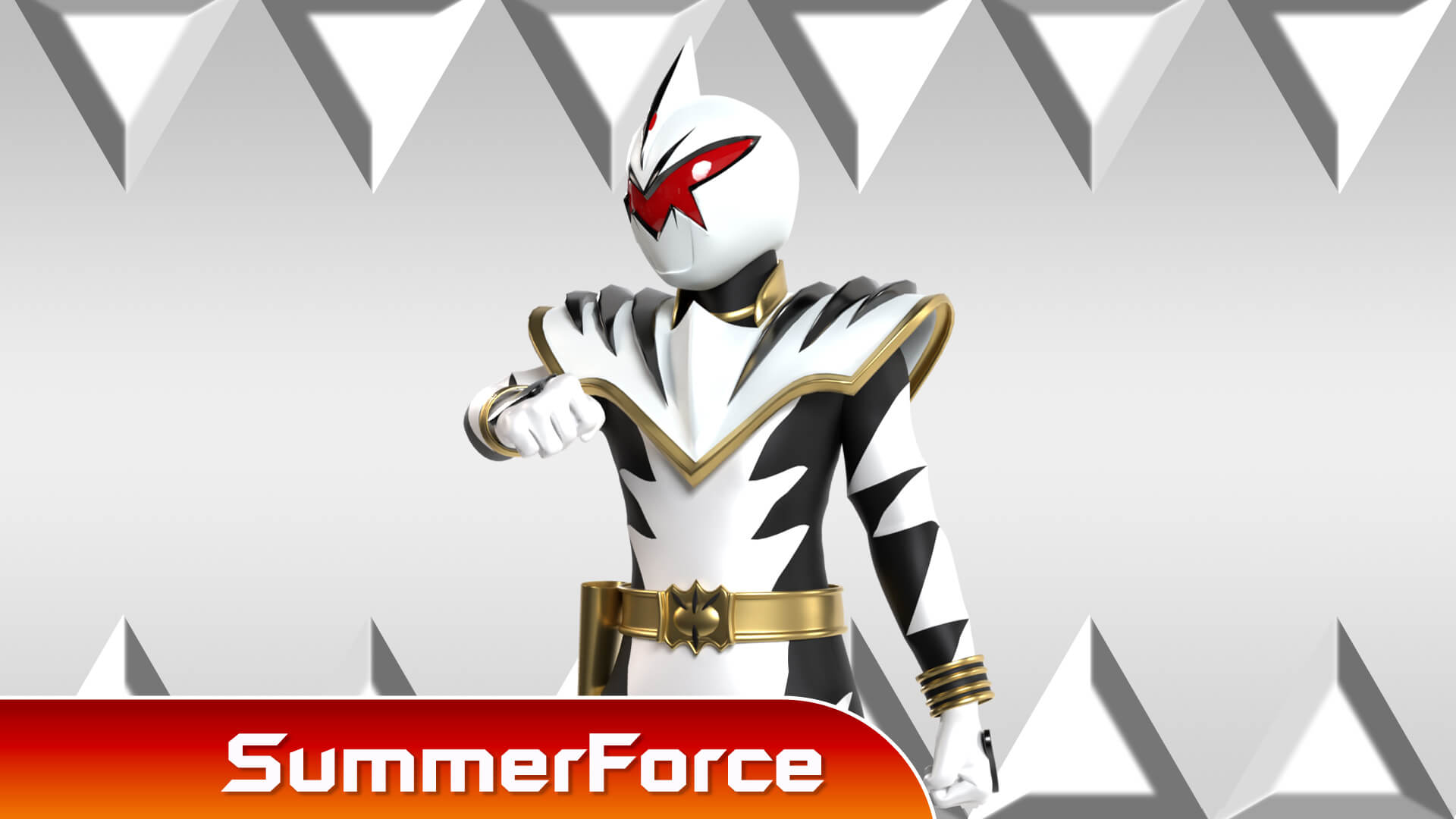 White Ranger - Dino Thunder 3D Model by Summerforce