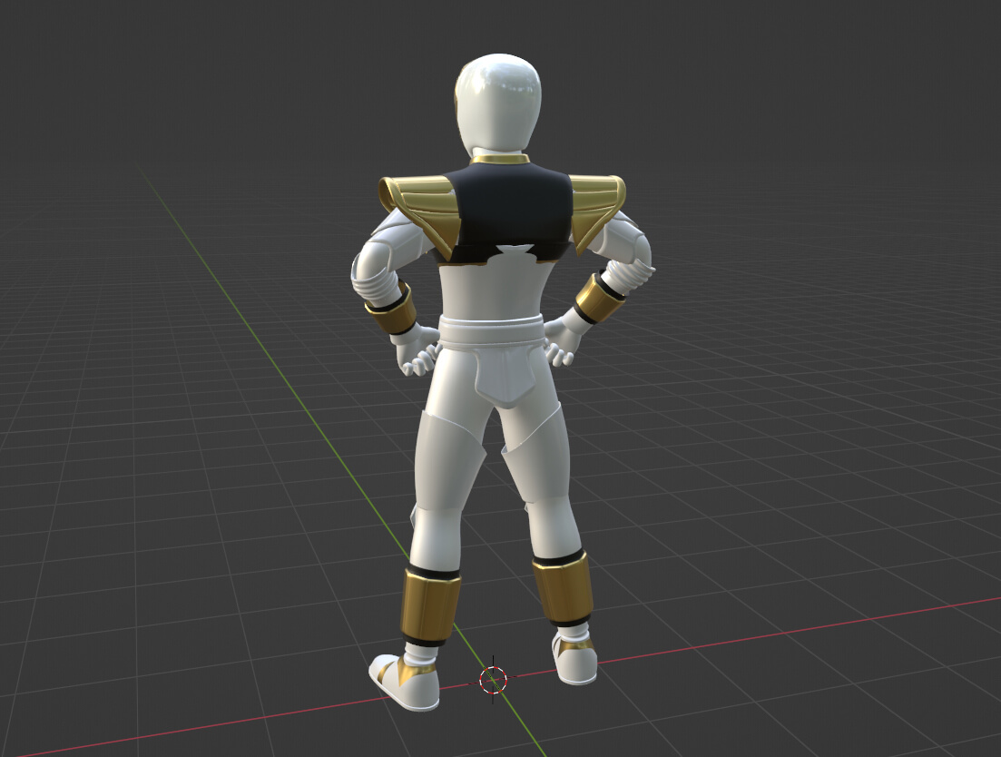 White Ranger - Mighty Morphin Power Rangers The Movie 3D Model by ...