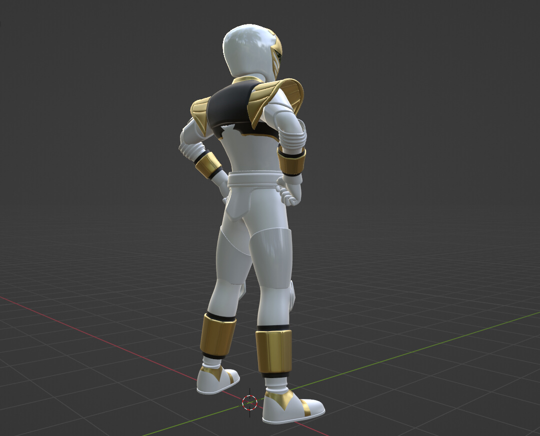 White Ranger - Mighty Morphin Power Rangers The Movie 3D Model by ...