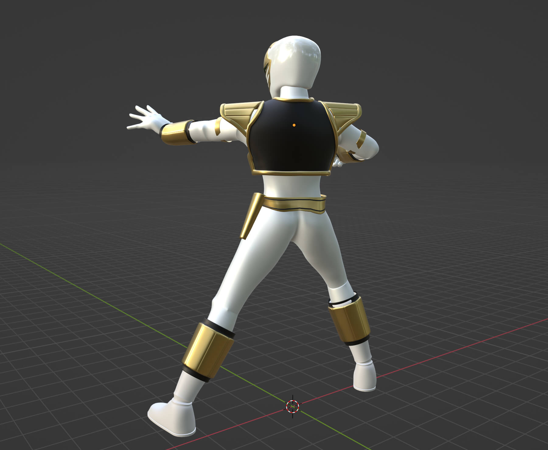 White Ranger - Mighty Morphin Power Rangers 3D Model by Summerforce