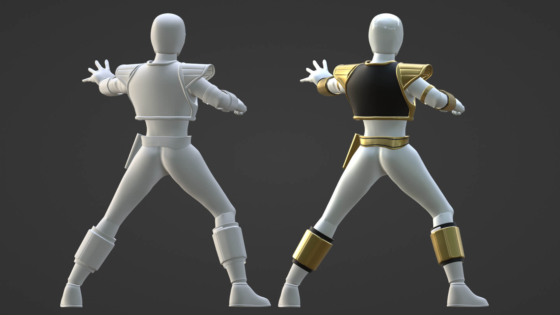 White Ranger - Mighty Morphin Power Rangers 3D Model by Summerforce