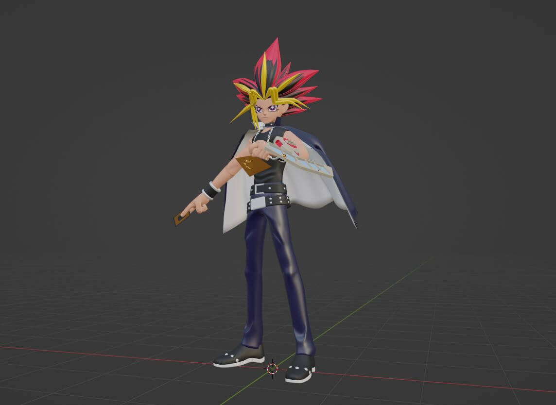 Yami Yugi - Yugioh Duel Monsters 3D Model by Summerforce