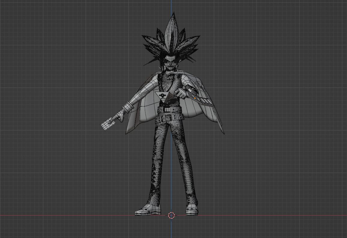 Yami Yugi - Yugioh Duel Monsters 3D Model by Summerforce