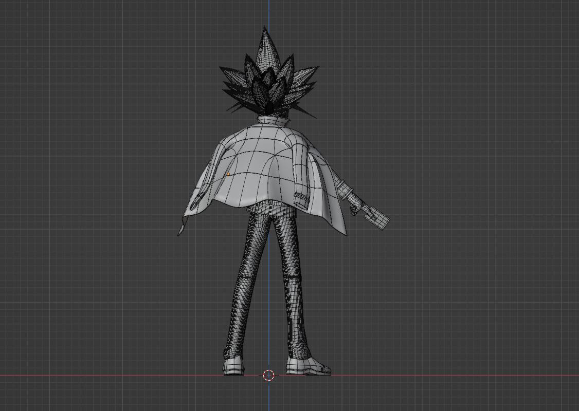 Yami Yugi - Yugioh Duel Monsters 3D Model by Summerforce