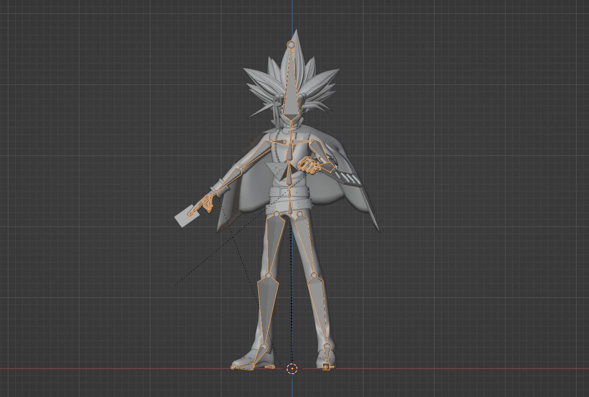 Yami Yugi - Yugioh Duel Monsters 3D Model by Summerforce