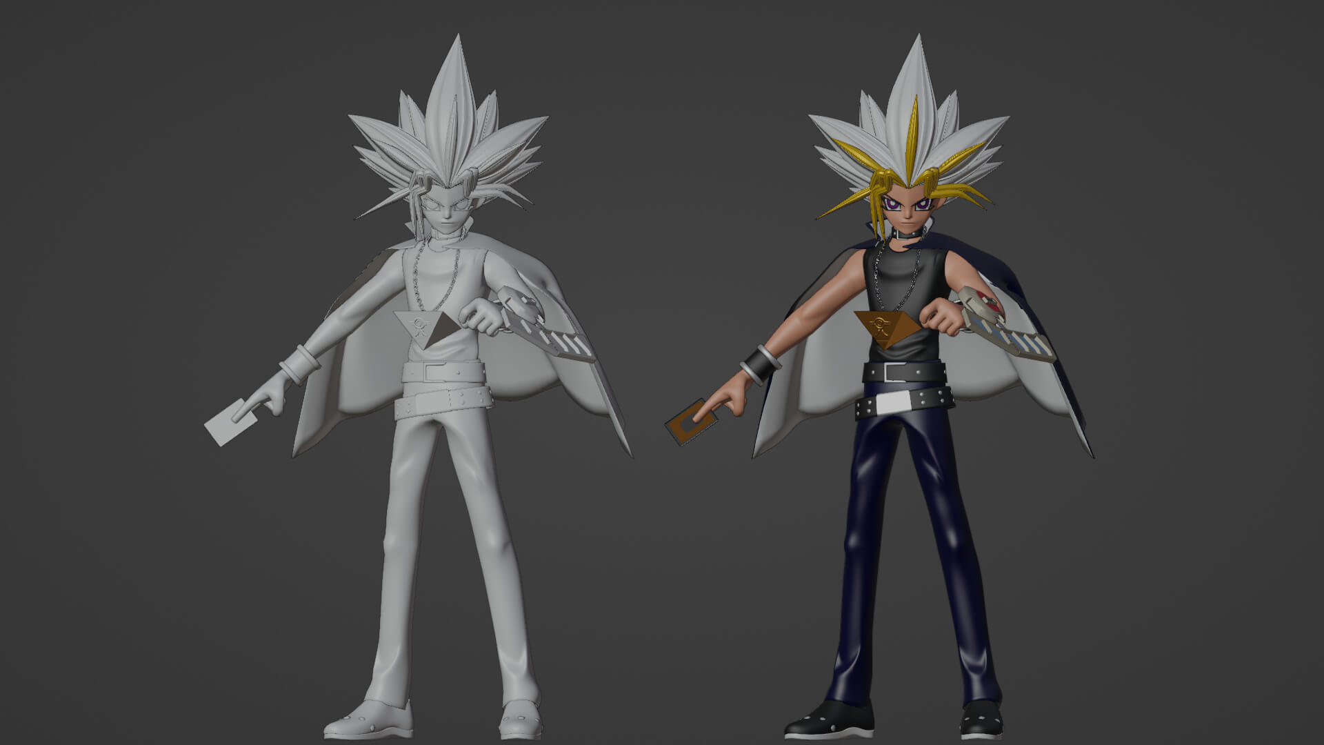 Yami Yugi - Yugioh Duel Monsters 3D Model by Summerforce