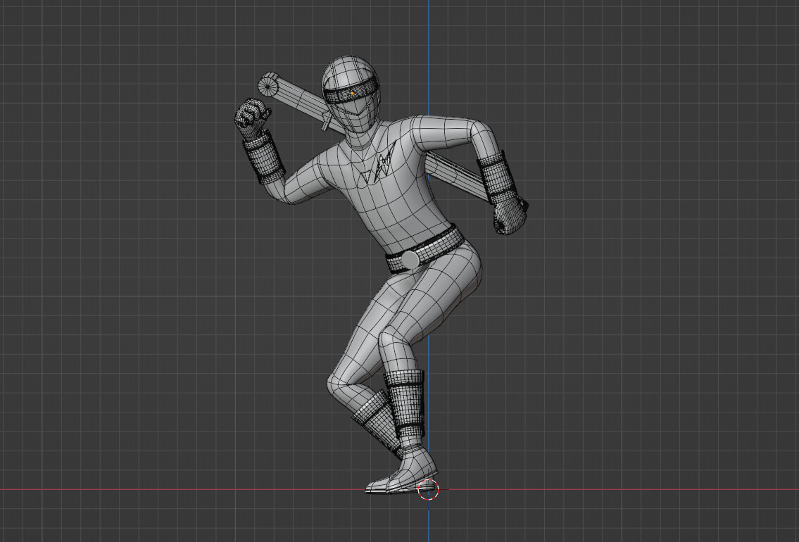 Yellow Aquitian Ranger - Mighty Morphin Alien Rangers 3D Model by ...