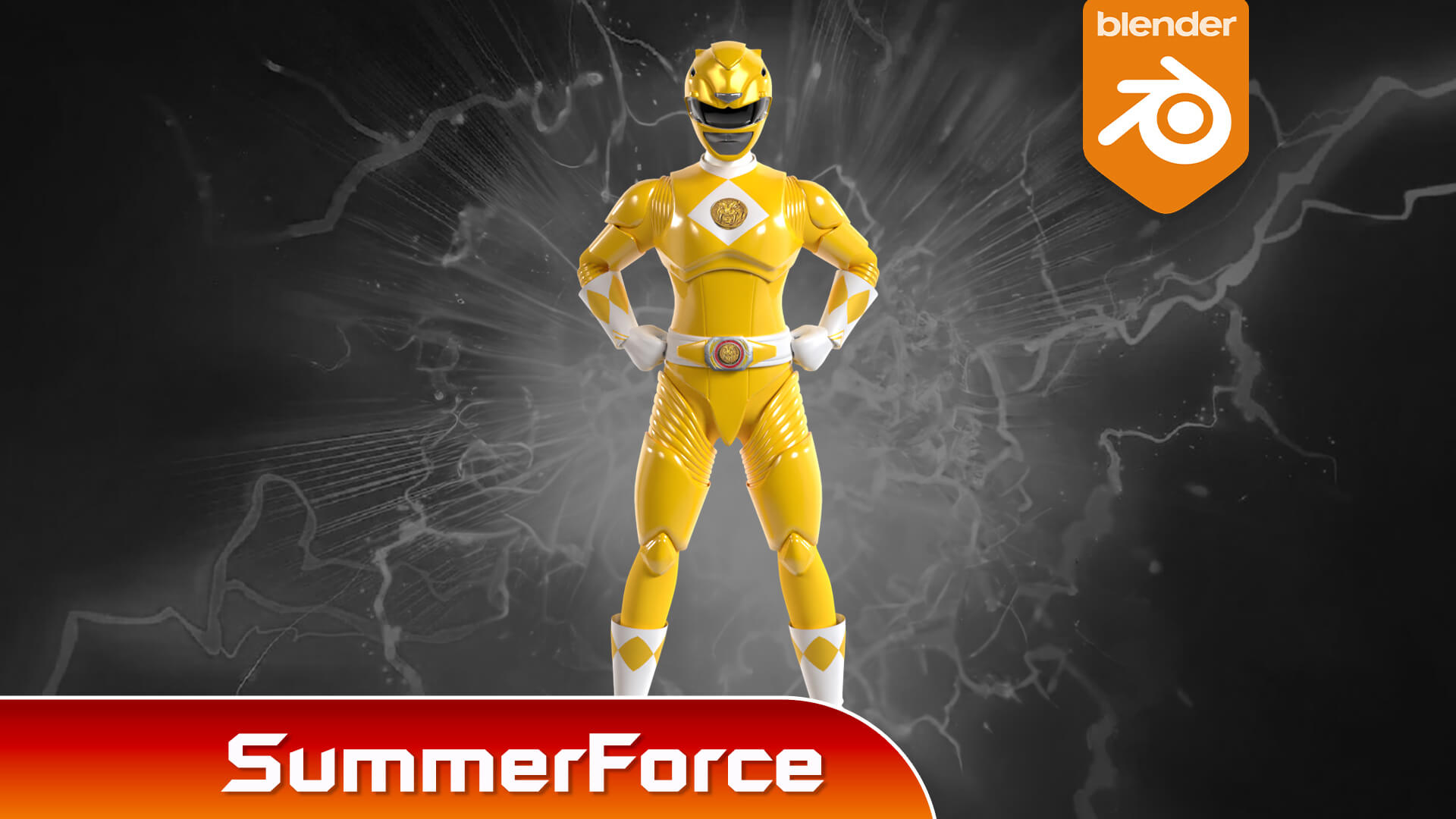 Yellow Ranger - Mighty Morphin Power Rangers The Movie 3D Model by ...