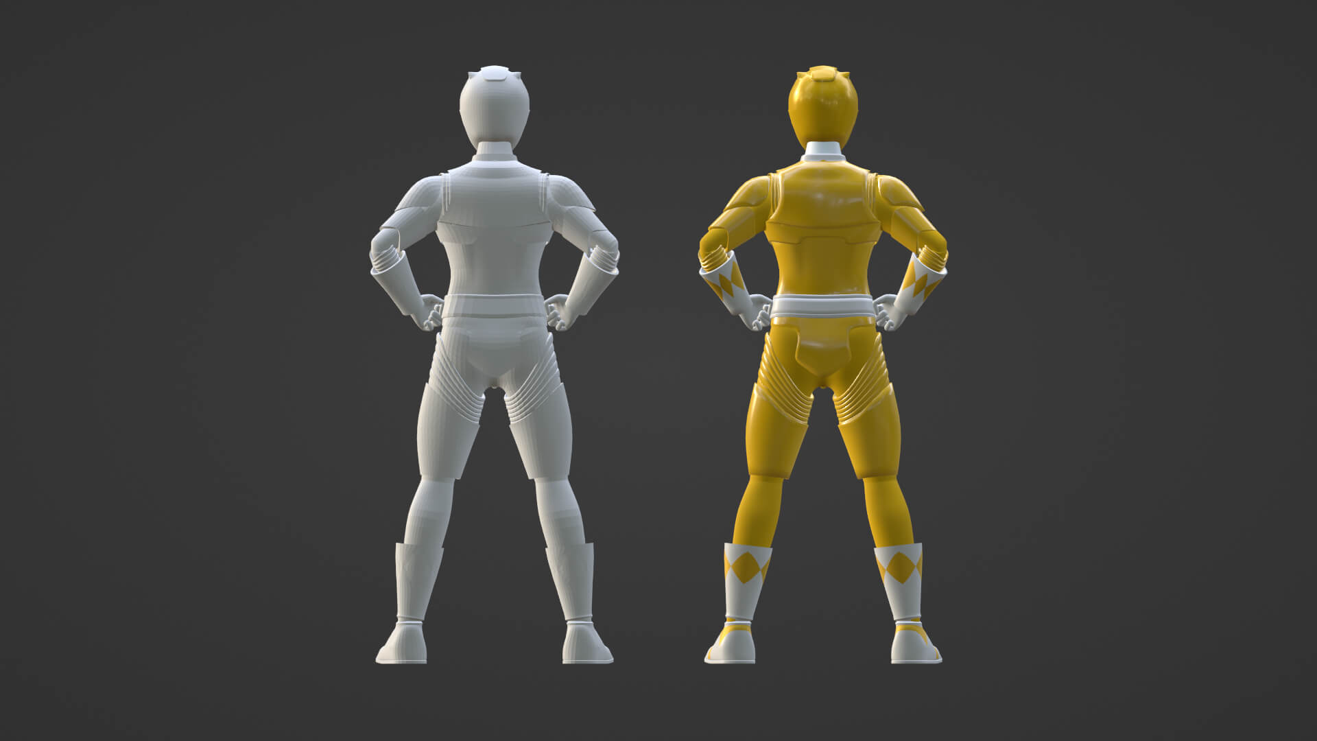Yellow Ranger - Mighty Morphin Power Rangers The Movie 3D Model by ...