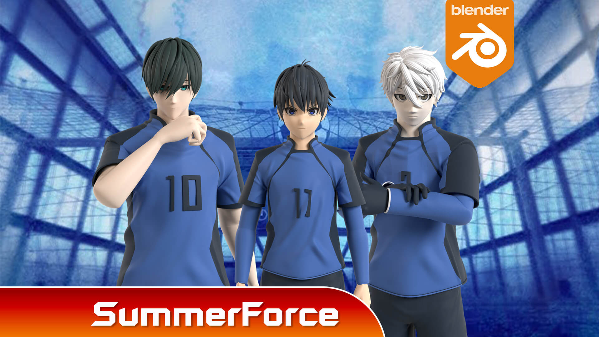 Yoichi Isagi - Blue Lock 3D Model by Summerforce