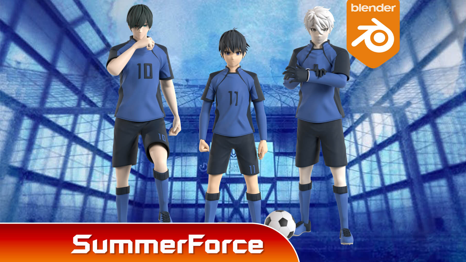 Yoichi Isagi - Blue Lock 3D Model by Summerforce