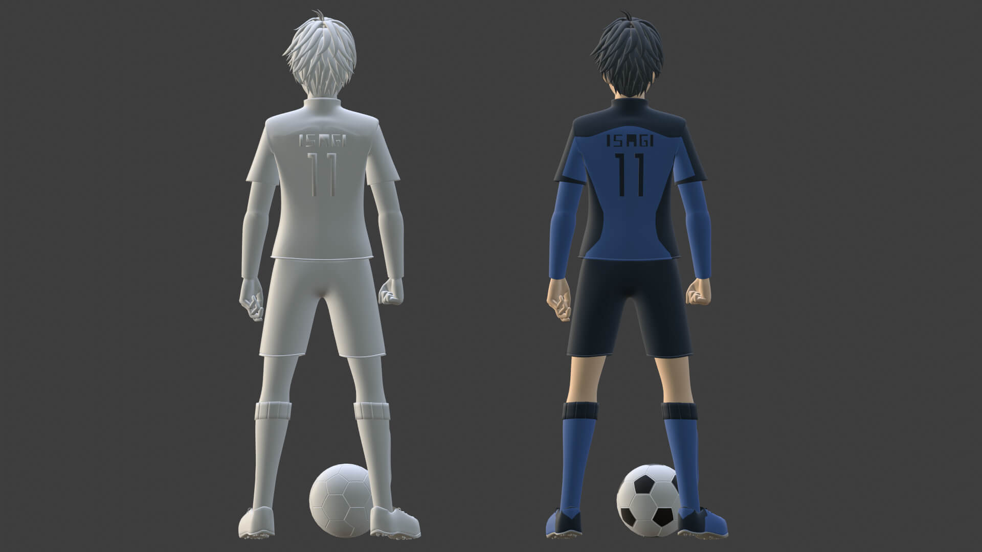 Yoichi Isagi - Blue Lock 3D Model by Summerforce