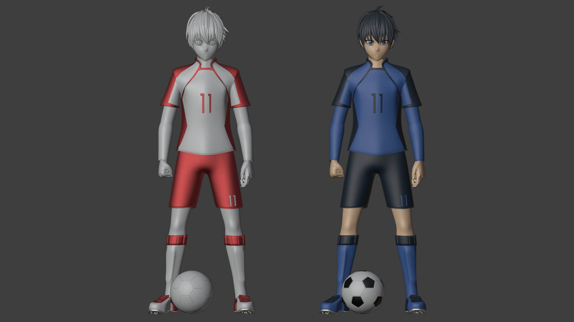 Yoichi Isagi - Blue Lock 3D Model by Summerforce