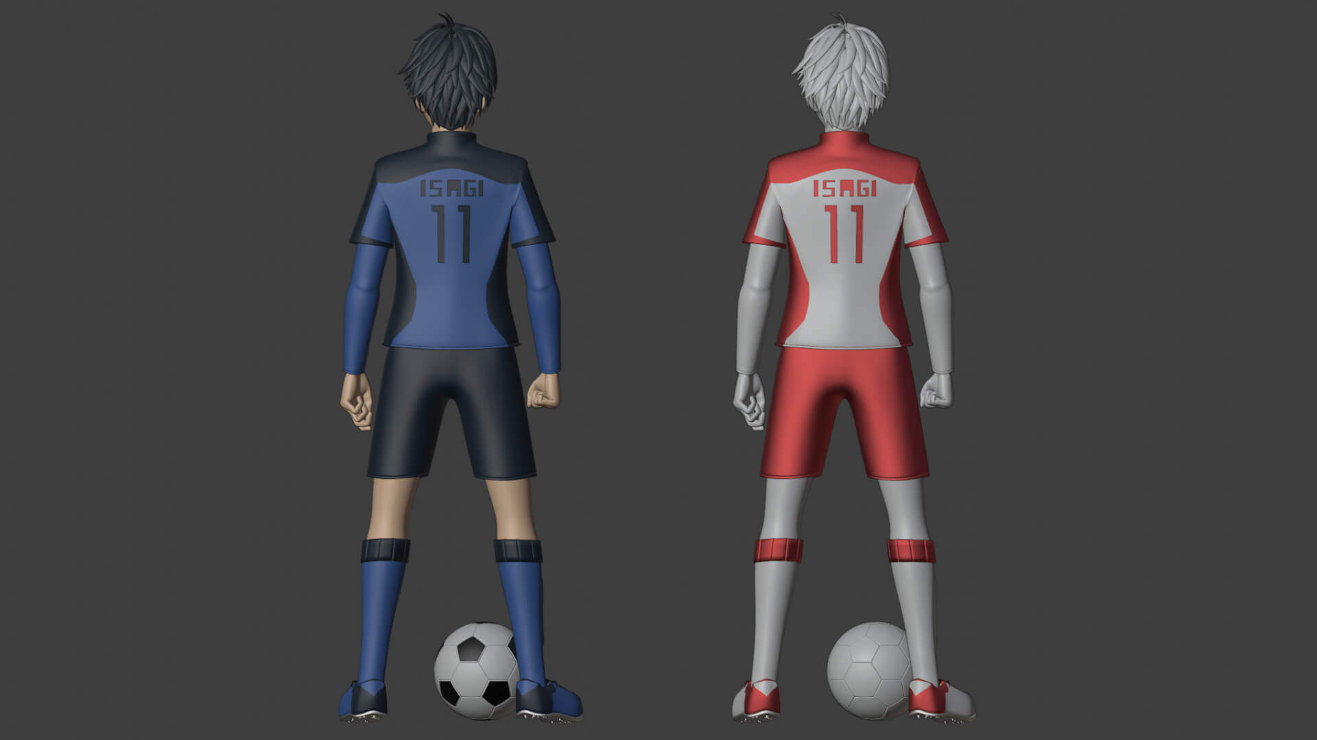 Yoichi Isagi - Blue Lock 3D Model by Summerforce