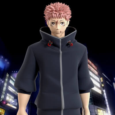 Yuji Itadori - Jujutsu Kaisen SS3 3D Model by Summerforce