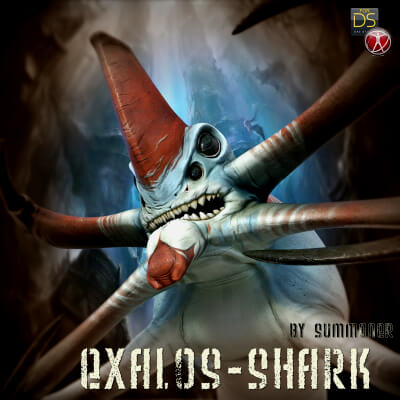 Summoner's Exalos-Shark Daz Content by Summoner
