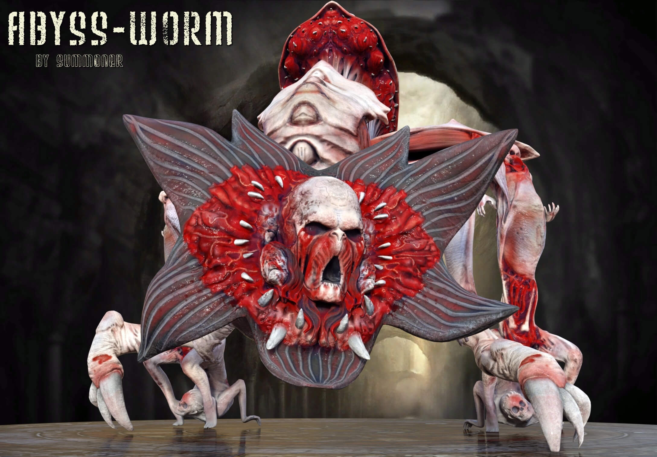 Summoner's Abyss-Worm Daz Content by Summoner