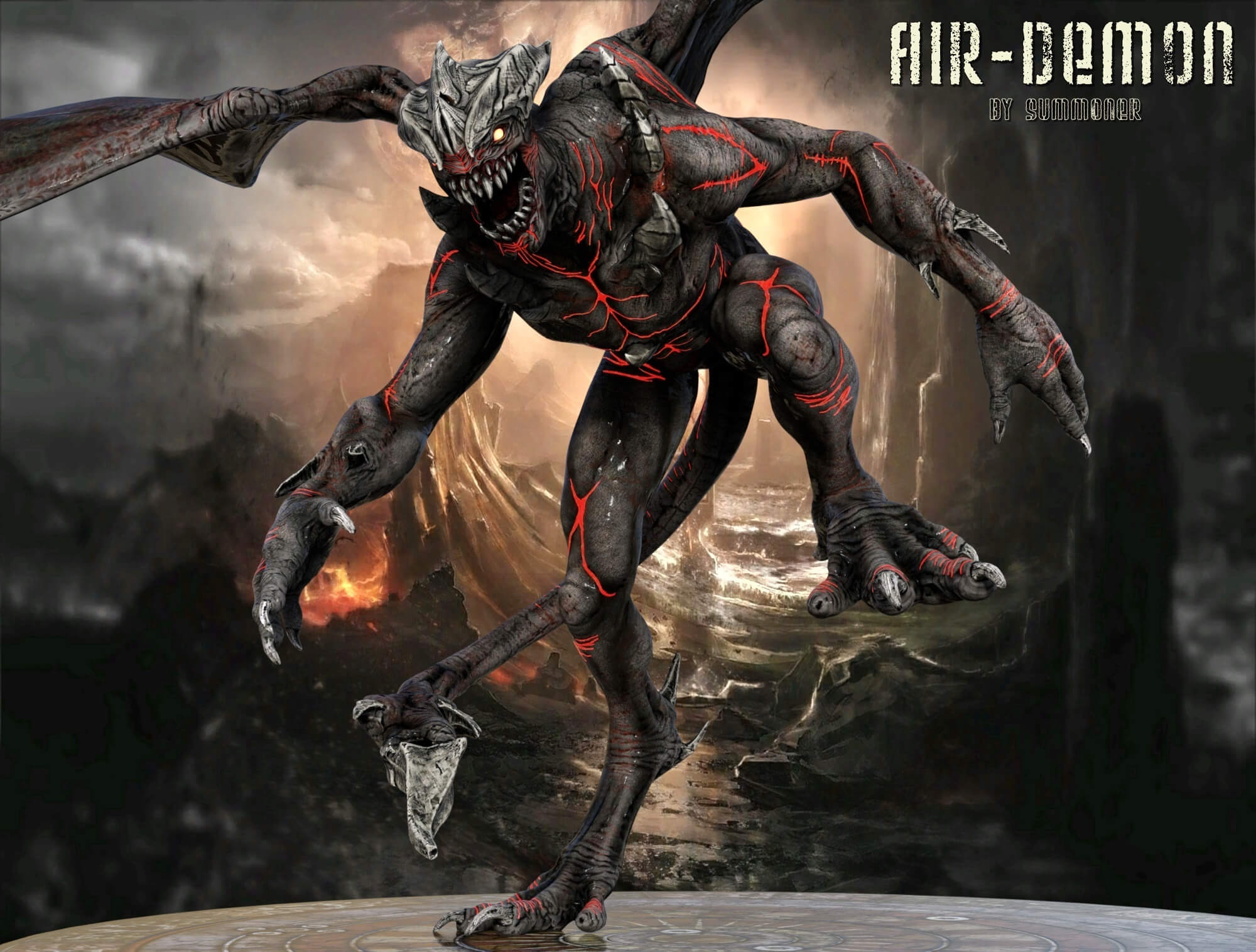 Summoner's Air-Demon Daz Content by Summoner