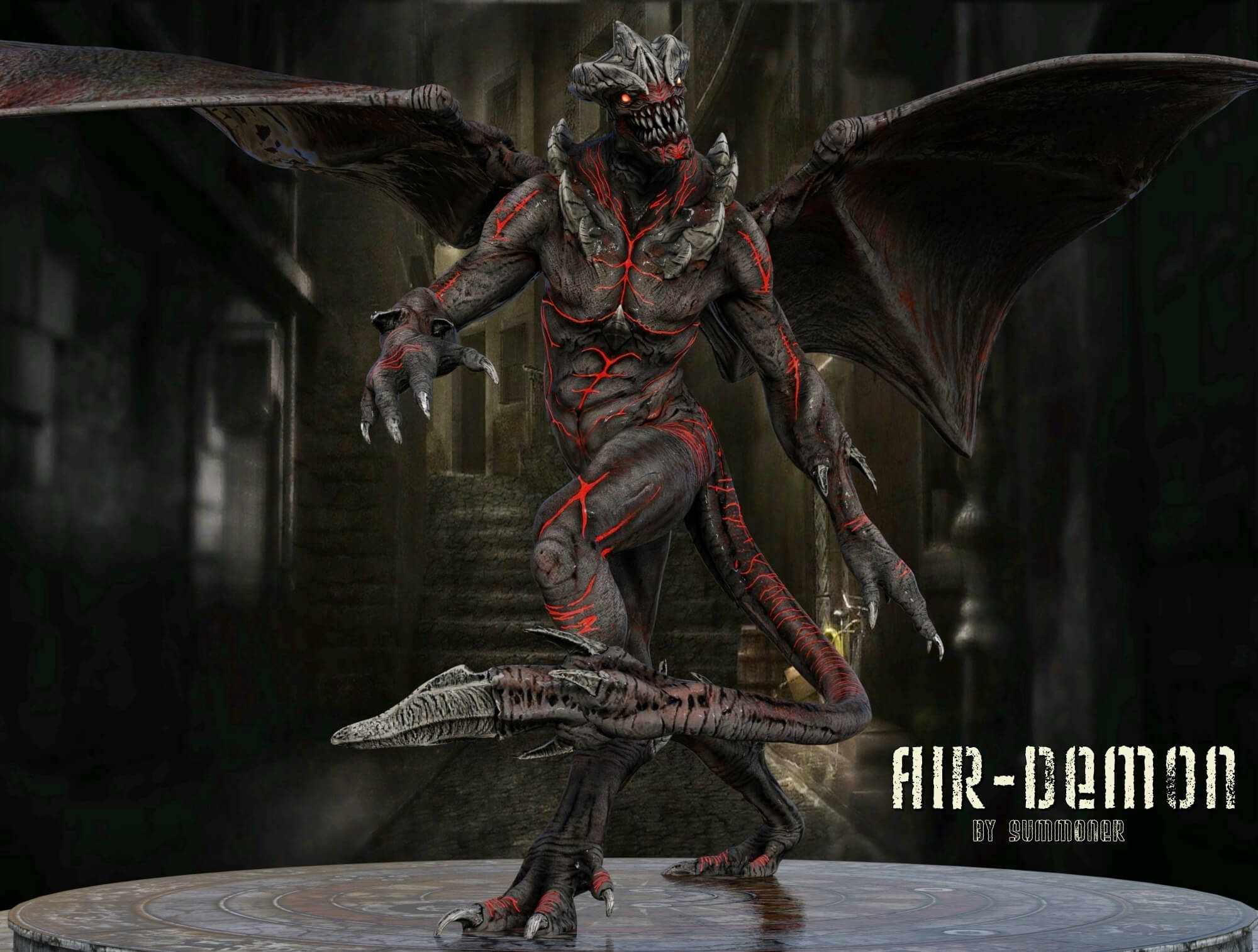 Summoner's Air-Demon Daz Content by Summoner